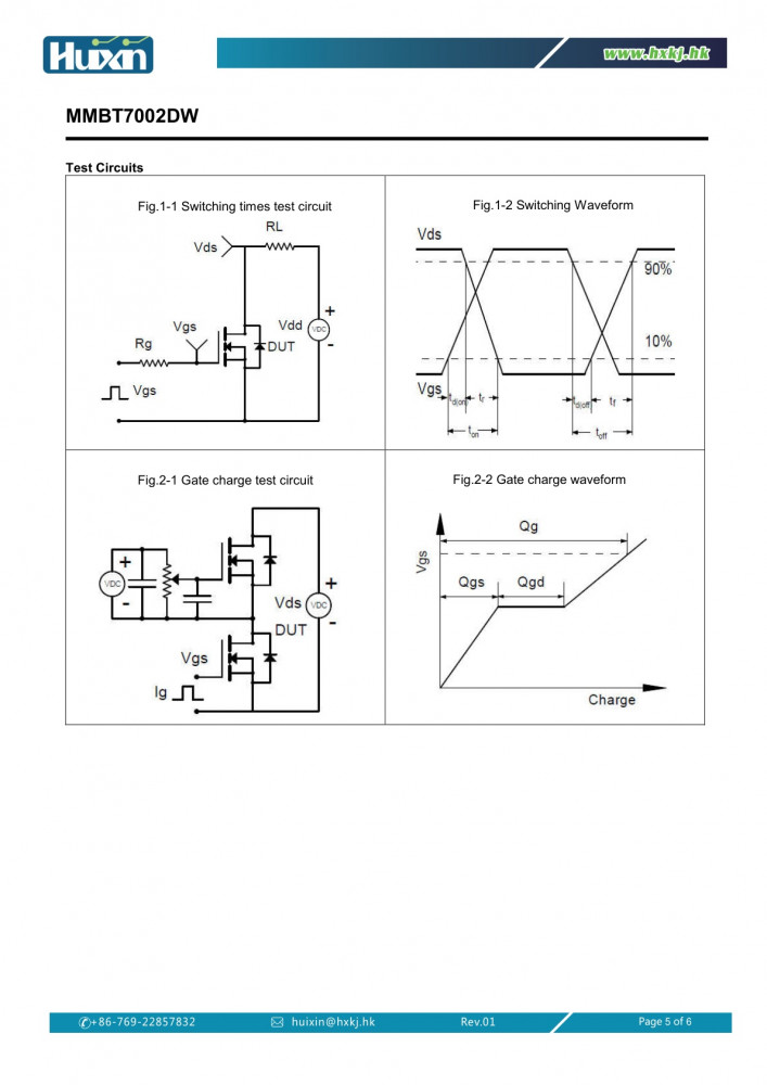 MMBT7002DW datasheet page 5