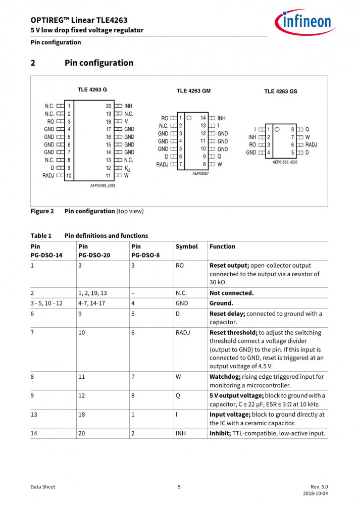 TLE4263 technical document page 5