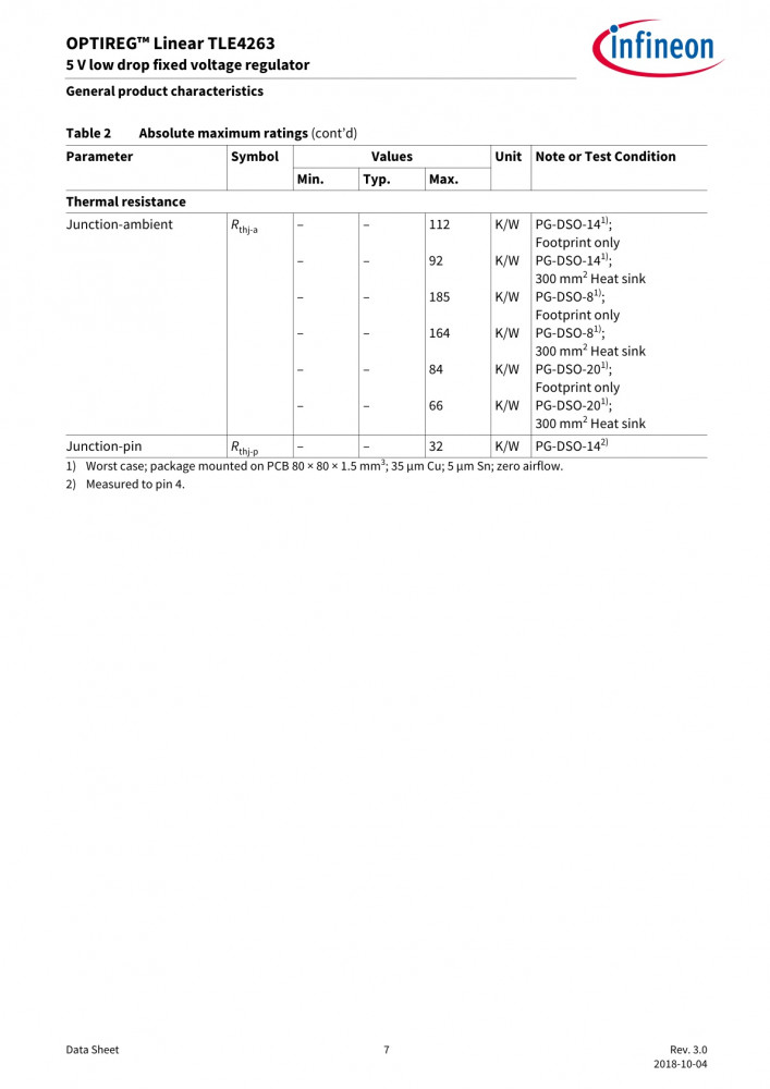 TLE4263 technical document page 7