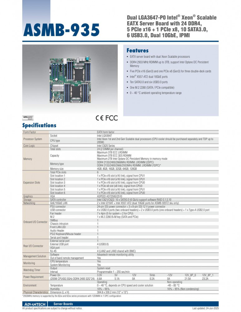 ASMB-935 technical document page 1