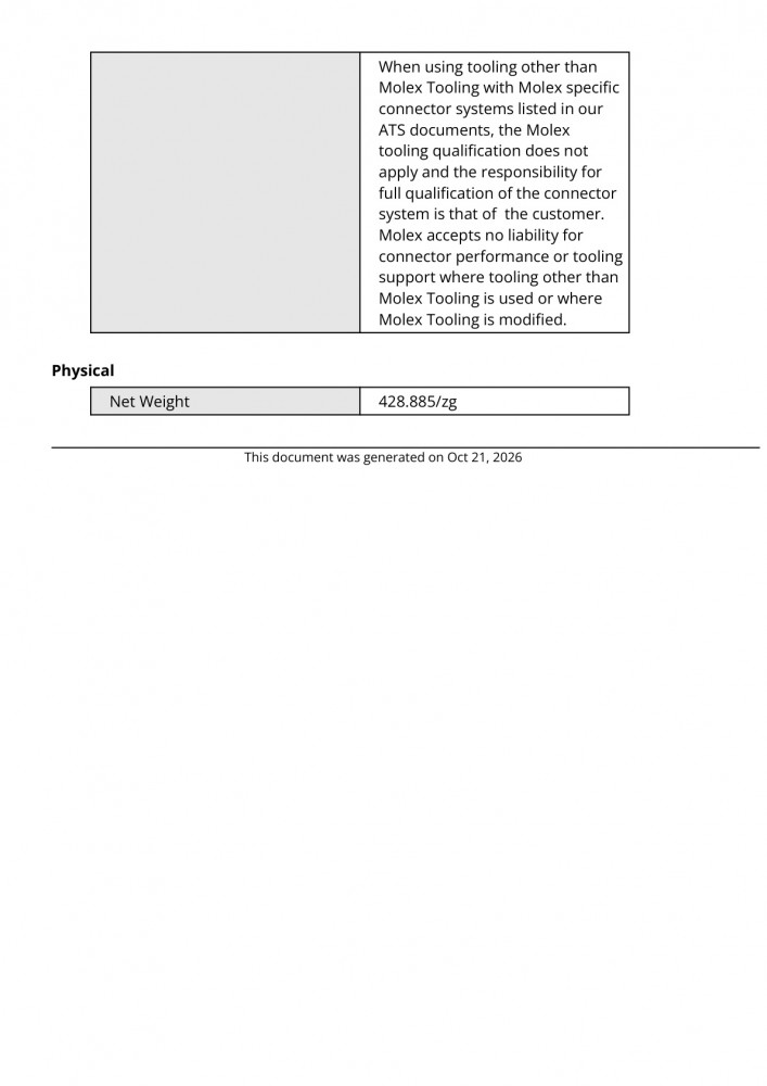 MOLEX 638114500 document preview, page 3