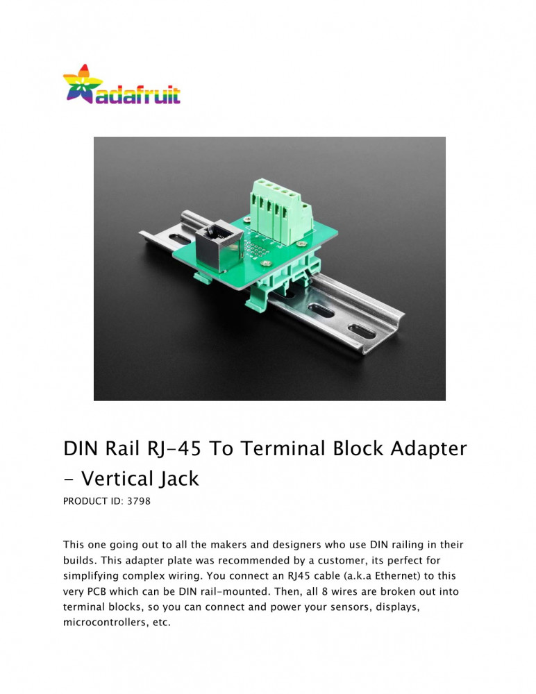 Adafruit 3798 technical document image 1
