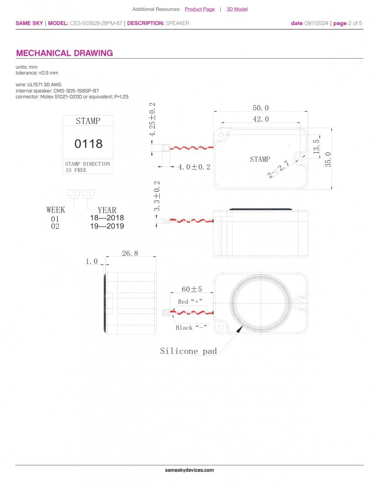 CES-503528-28PM-67 datasheet page 2