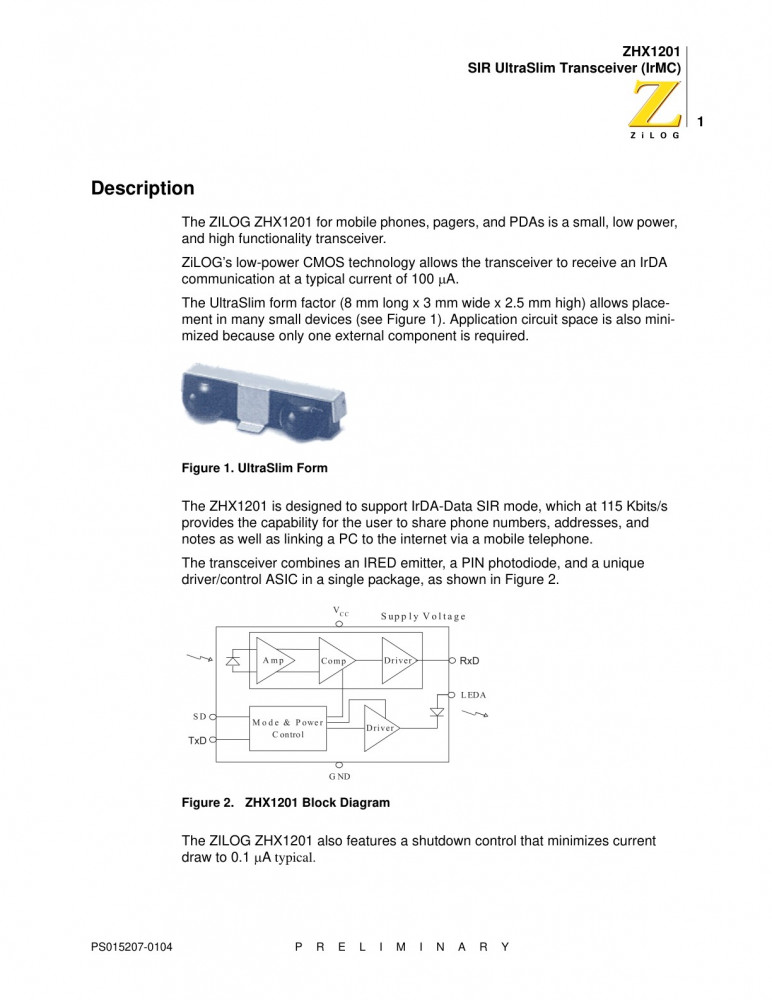 ZHX1201 specification page 5