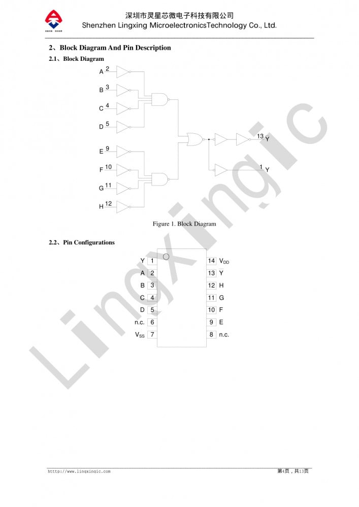 CD4078 datasheet page 4