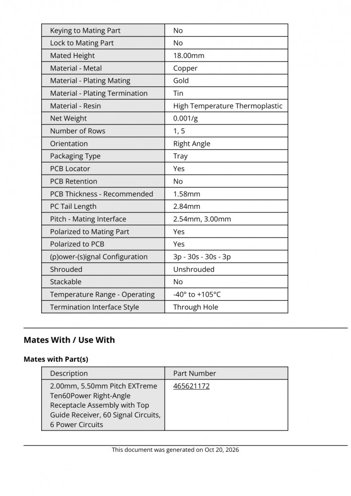 Product technical document image, page 3