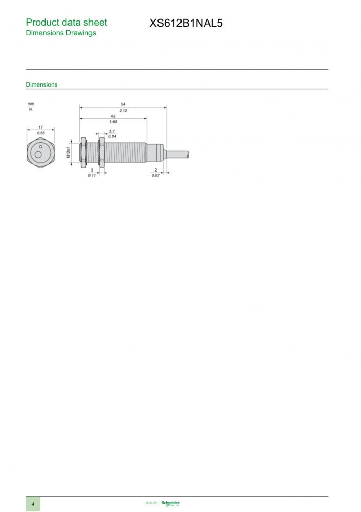 XS612B1NAL5 technical document page 4