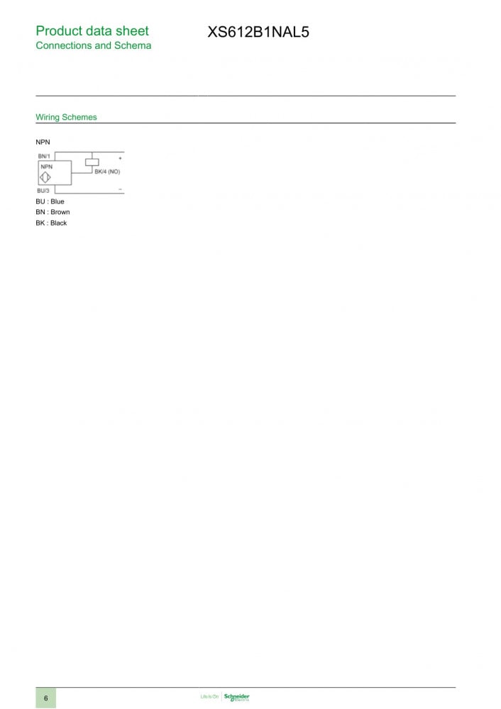 XS612B1NAL5 technical document page 6