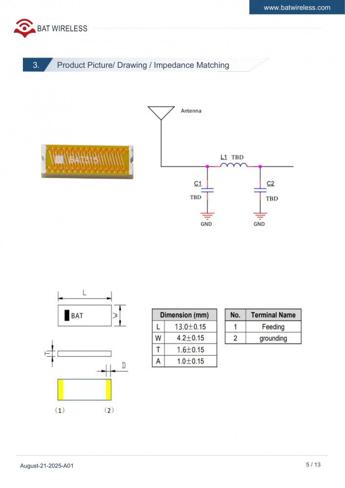 BW315MNX1304 datasheet page 5