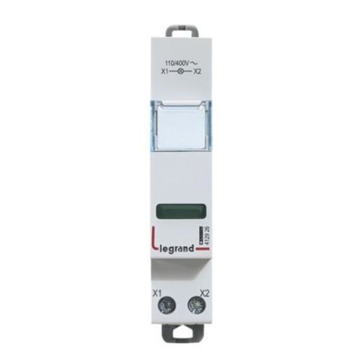 CX³ - LED indicator green 110V to 400V~ 1 module - Non replaceable LED 100000h life - 0.5W max 400V AC IP40 - DIN rail mounted for sale