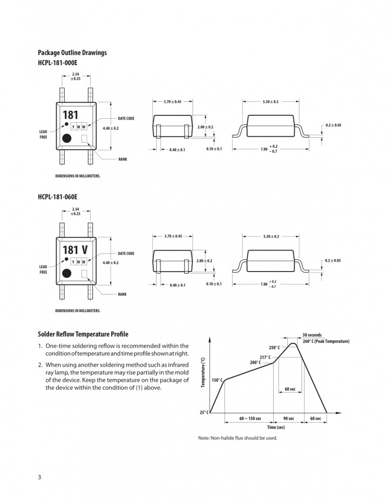 HCPL-181 datasheet page 3