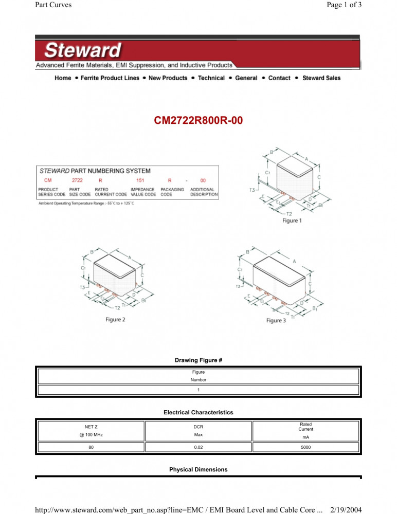 CM2722R800R-00 technical document page 1
