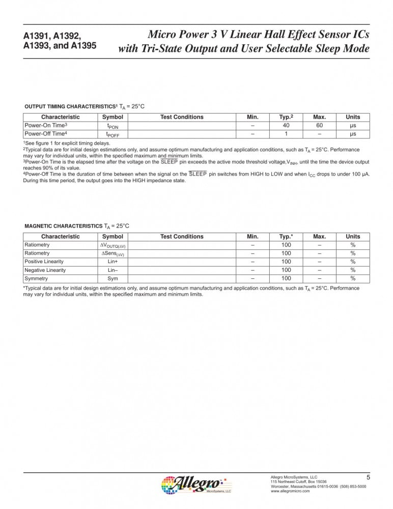 A1393SEHLT-T datasheet page 5