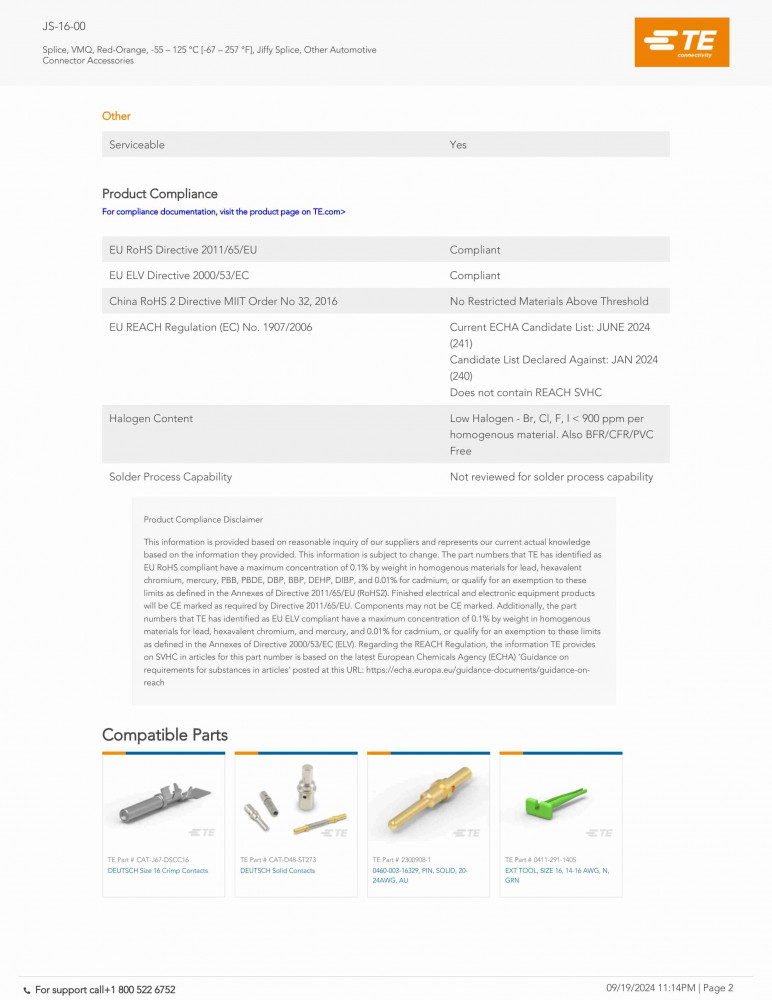 JS-16-00 technical document page 2