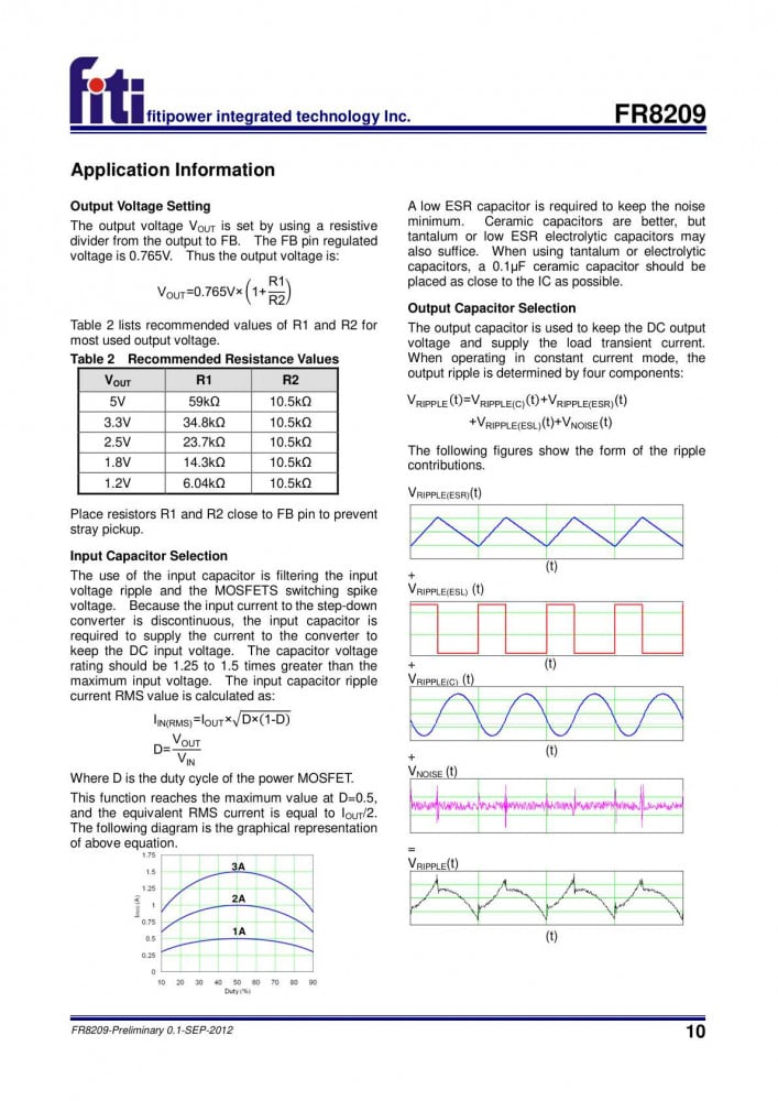 FR8209SPCTR datasheet page 10