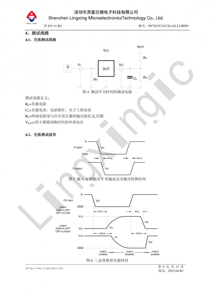 SN74LVC1G126 datasheet page 9