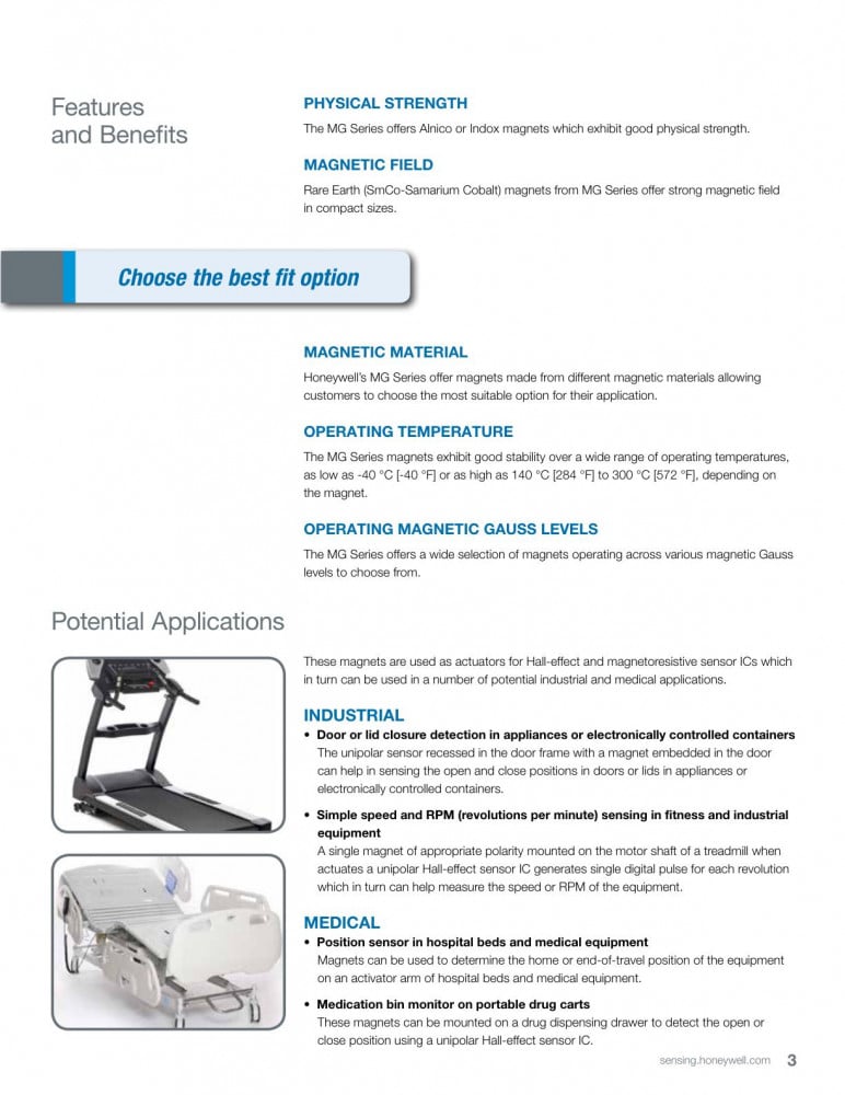 Honeywell 103MG5 technical document page 3