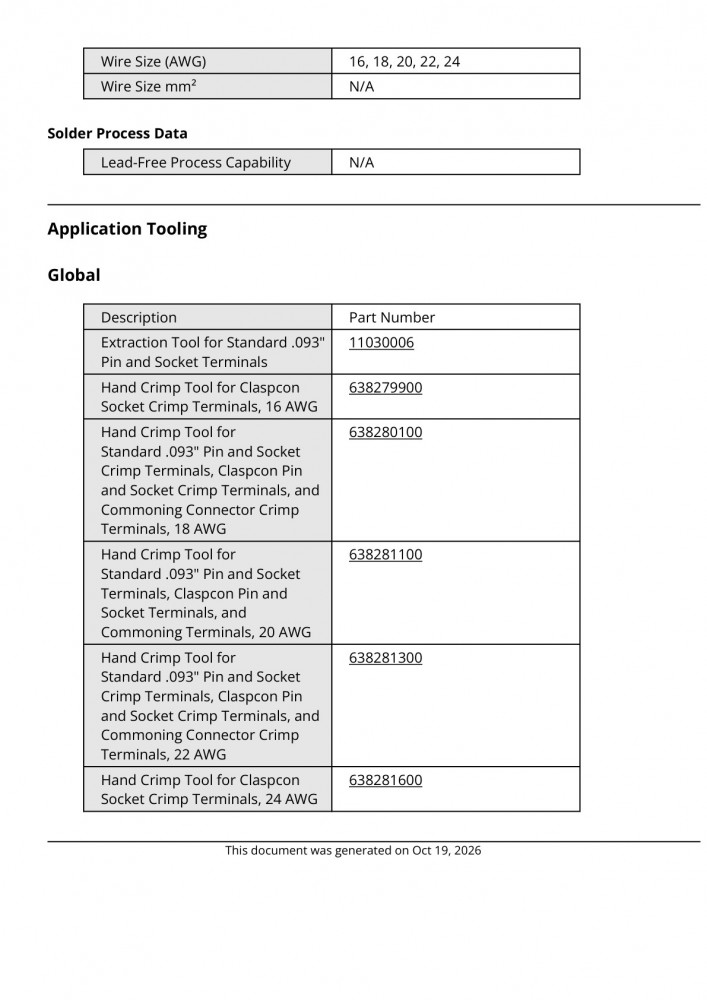 Molex document page 3