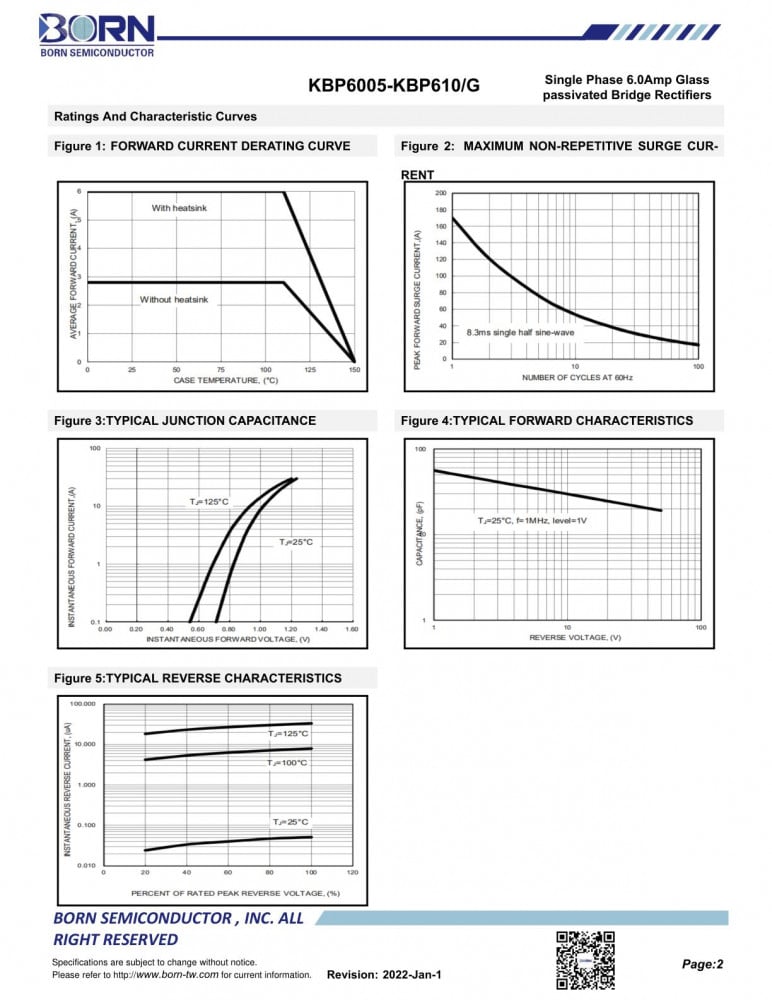 BORN KBP610 datasheet page 2