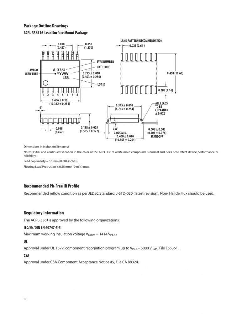 ACPL-336J datasheet page 3