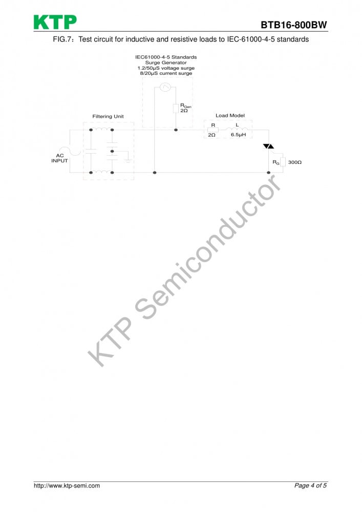 BTB16-800BW datasheet page 4
