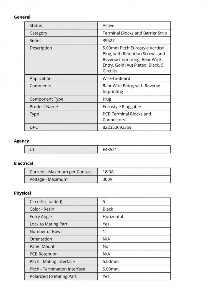 MOLEX 395272905 product document page 2
