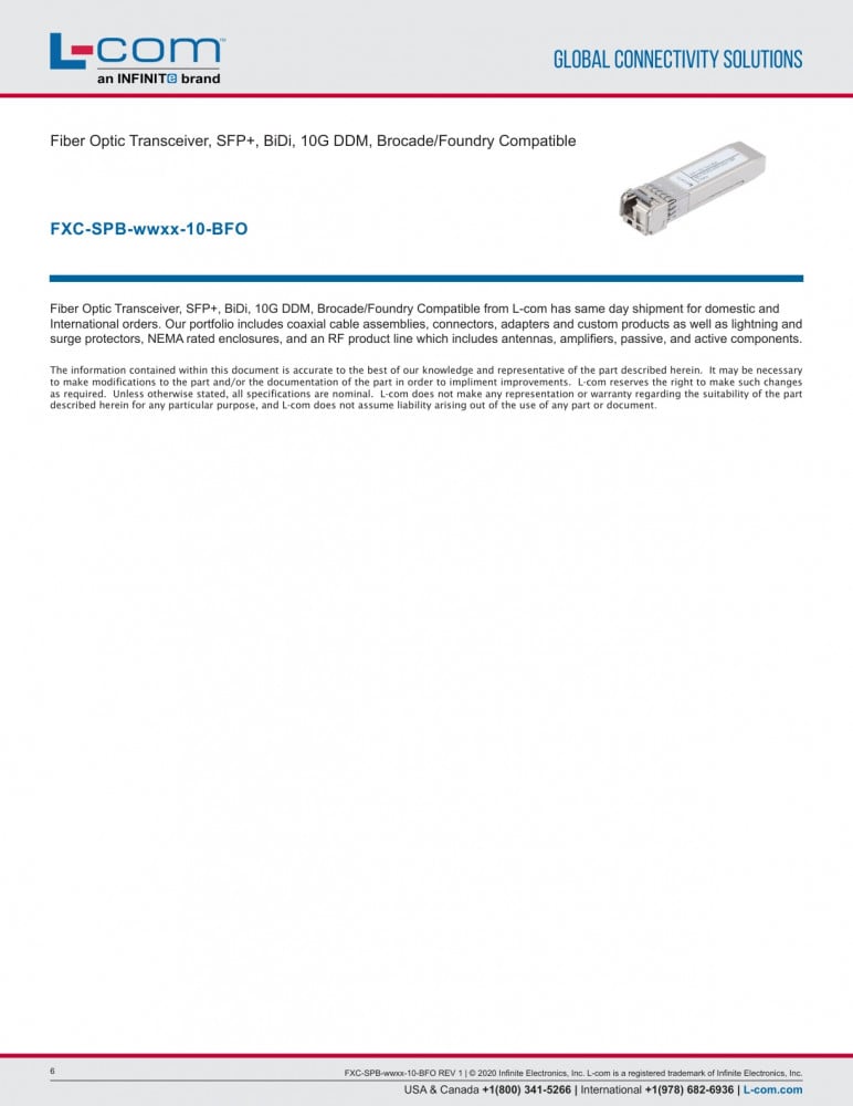 L-com FXC-SPB-3240-10-BFO datasheet page 6