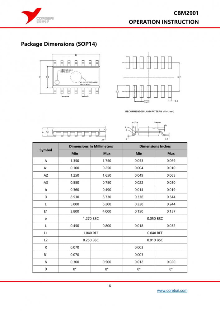 CBM2901AS14 datasheet page 5