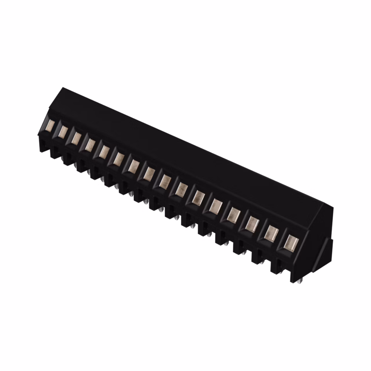 5.08mm Pitch Beau Eurostyle Low Profile, Fixed Block, 35° Wire Entry, Modular, 16 Circuits for sale