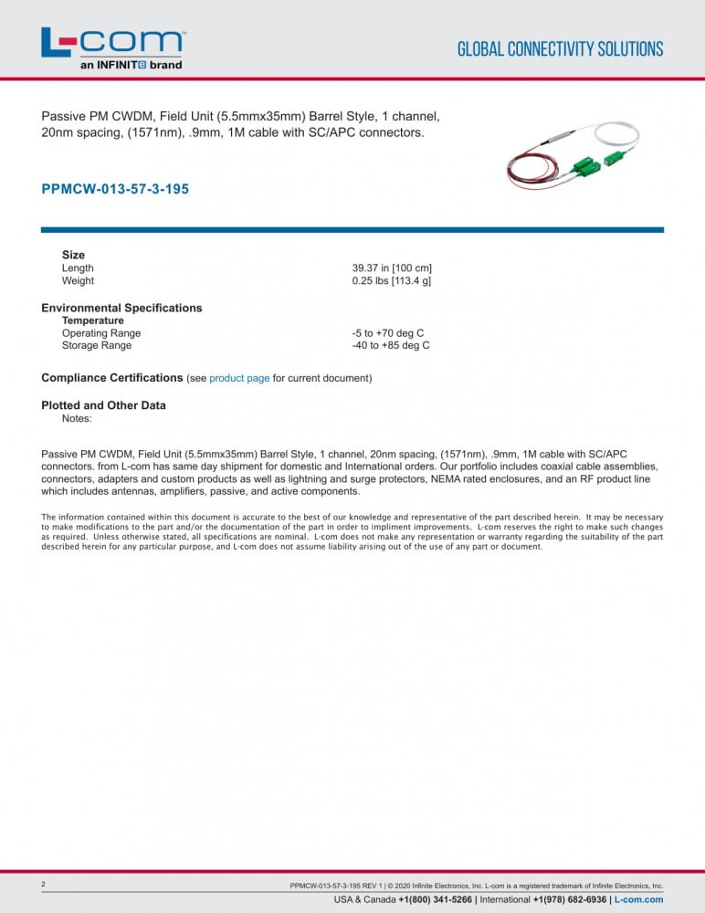 PPMCW-013-57-3-195 datasheet page 2