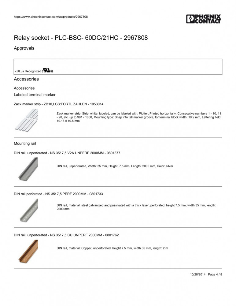 Phoenix Contact 2967808 technical document page 4