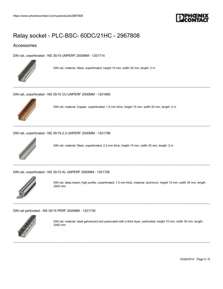 Phoenix Contact 2967808 technical document page 5