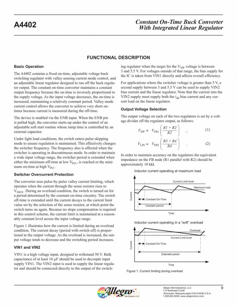 A4402 datasheet page 9