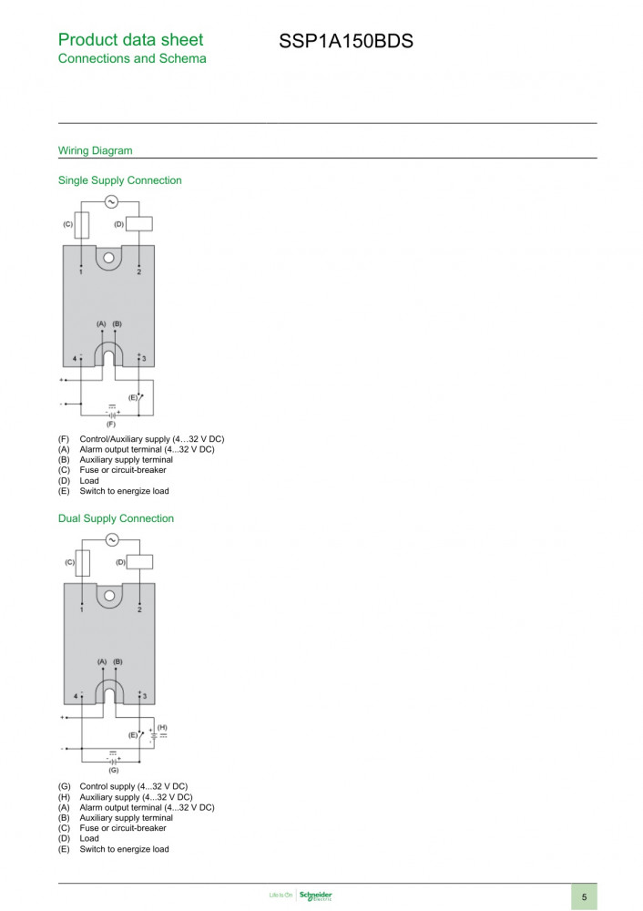 SSP1A150BDS technical document page 5