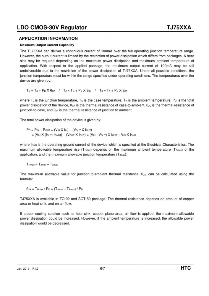 TJ7533AGF datasheet page 6