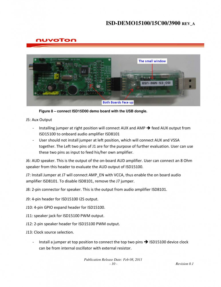 ISD-DEMO3900 manual page 10