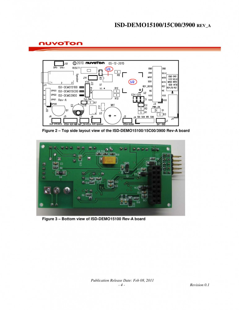 ISD-DEMO3900 manual page 4