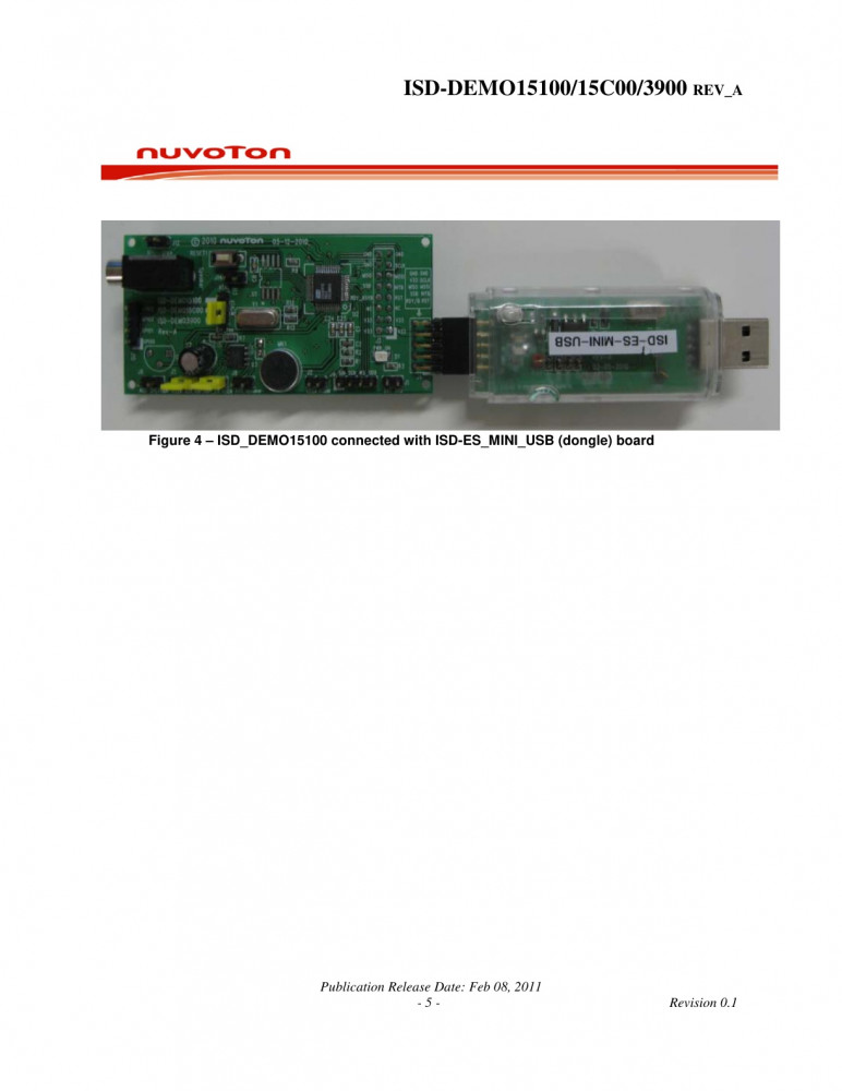 ISD-DEMO3900 manual page 5