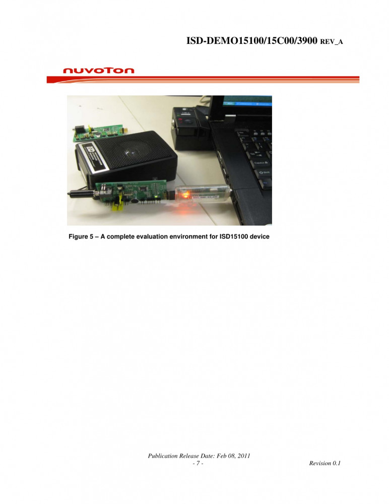 ISD-DEMO3900 manual page 7