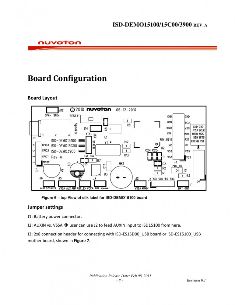 ISD-DEMO3900 manual page 8