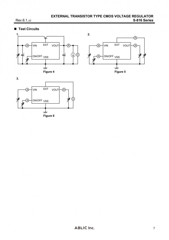 ABLIC S-816 Series datasheet page 7