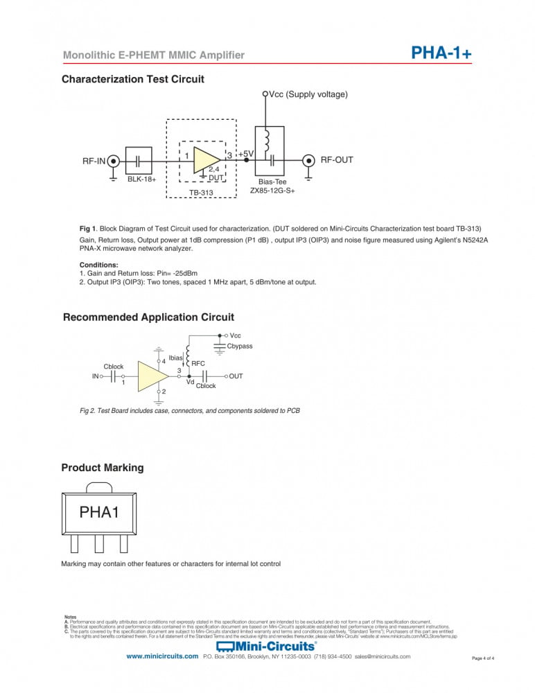 PHA-1+ technical document page 4