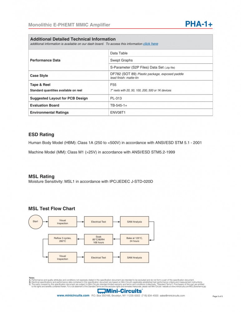 PHA-1+ technical document page 5