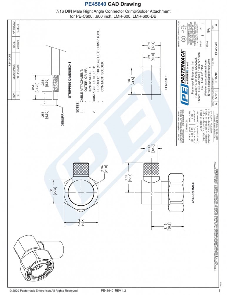 PE45640 datasheet page 3