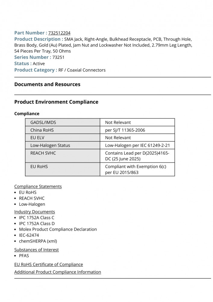 732512204 product document page 1