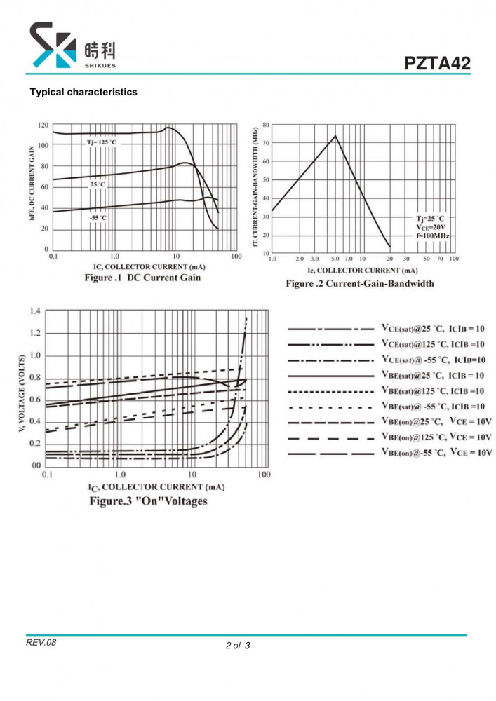PZTA42 technical document page 2