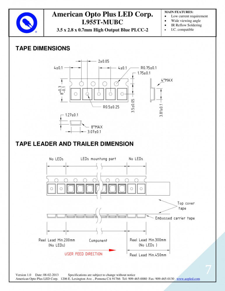 L955T-MUBC datasheet page 7