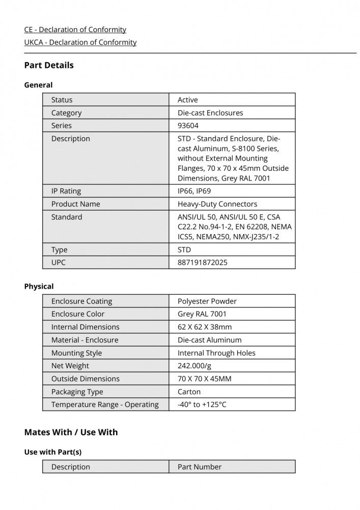 Product document page 2