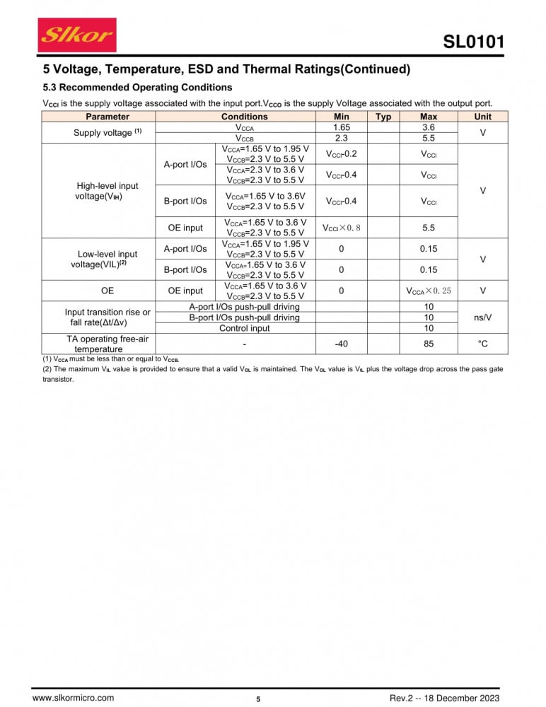 SL0101S6 datasheet page 5