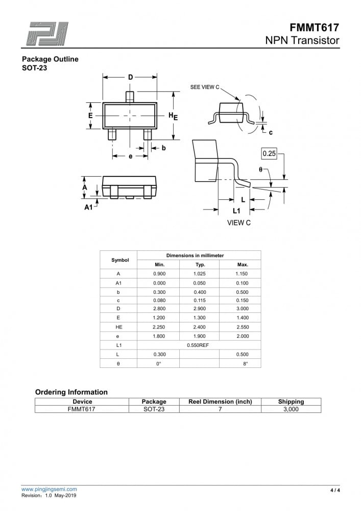 FMMT617 datasheet page 4